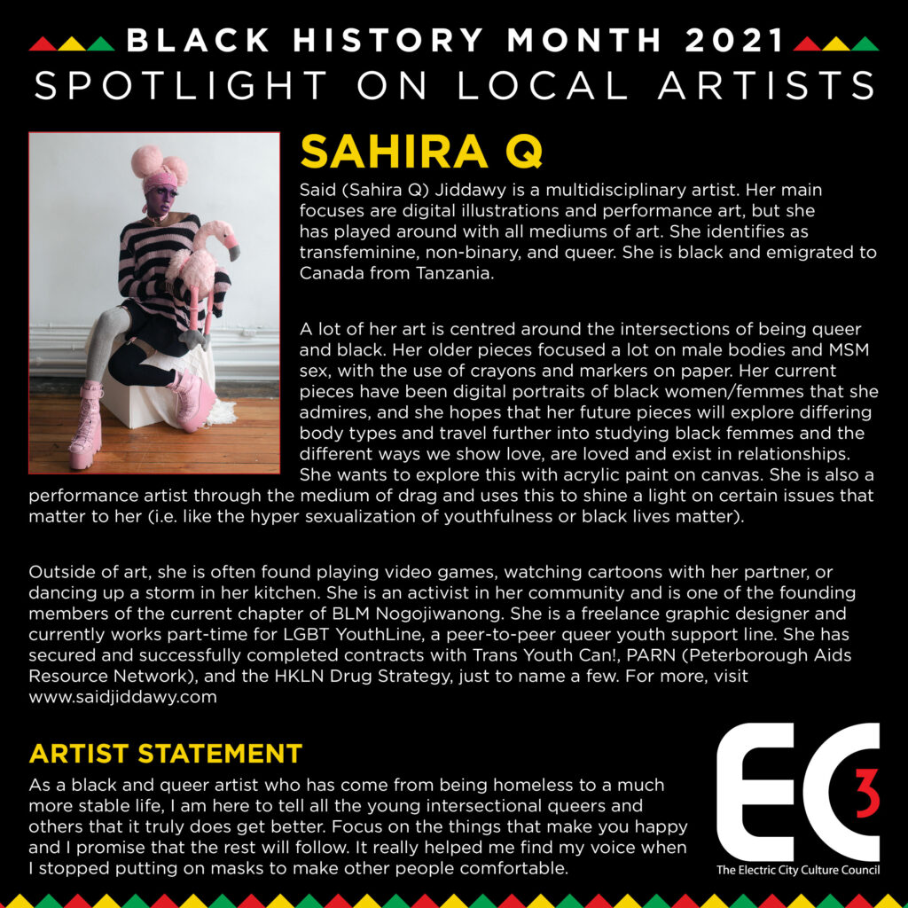 Sahira Q – Electric City Culture Council Electric City Culture Council